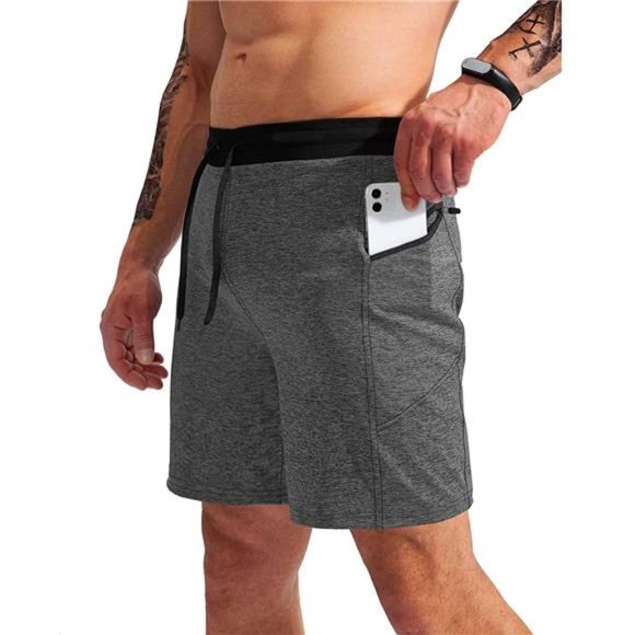Shorts Mens 7 Athletic Gym Shorts Quick Dry Workout Running Shorts